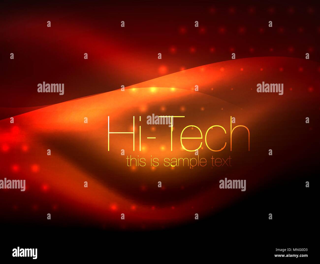 Glittering neon glowin wave, techno modern art abstract background ...