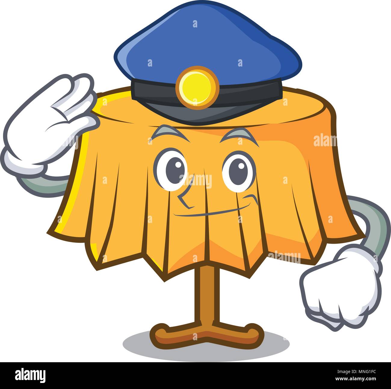 Police table cloth character cartoon Stock Vector Image & Art - Alamy