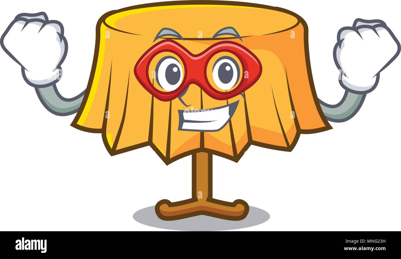 Super hero table cloth character cartoon Stock Vector Image & Art - Alamy