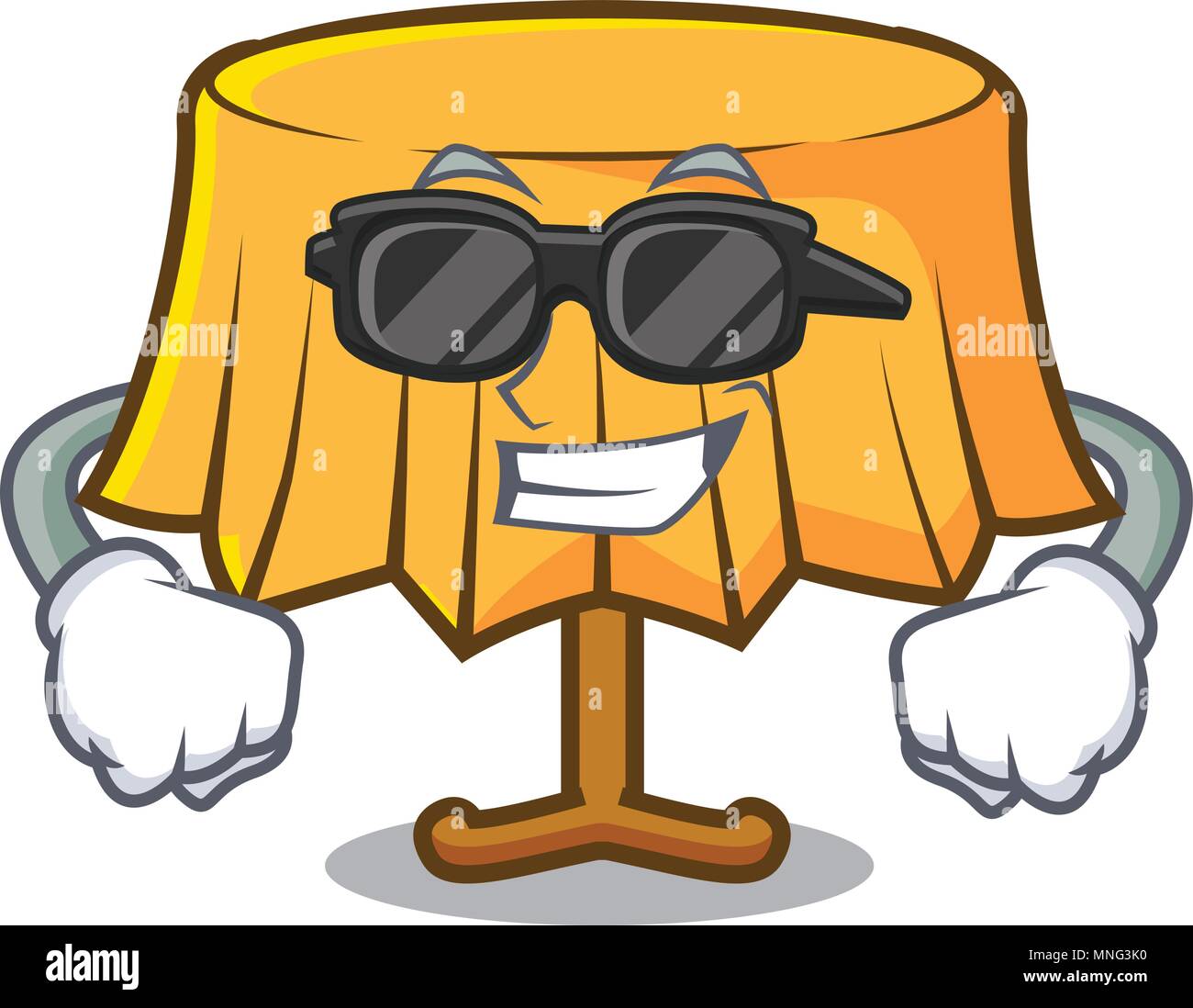 Super cool table cloth character cartoon Stock Vector Image & Art - Alamy