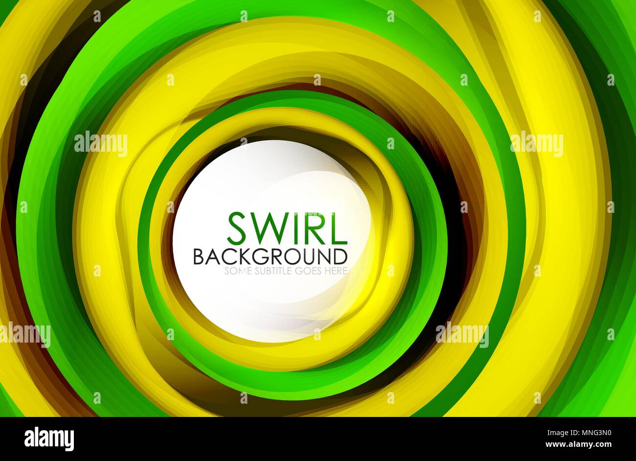 Spiral swirl flowing lines 3d vector abstract digital motion background ...