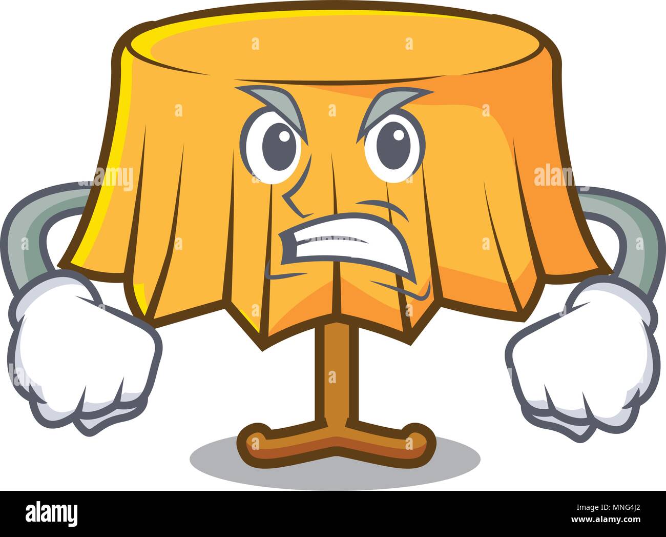 Angry table cloth mascot cartoon Stock Vector Image & Art - Alamy