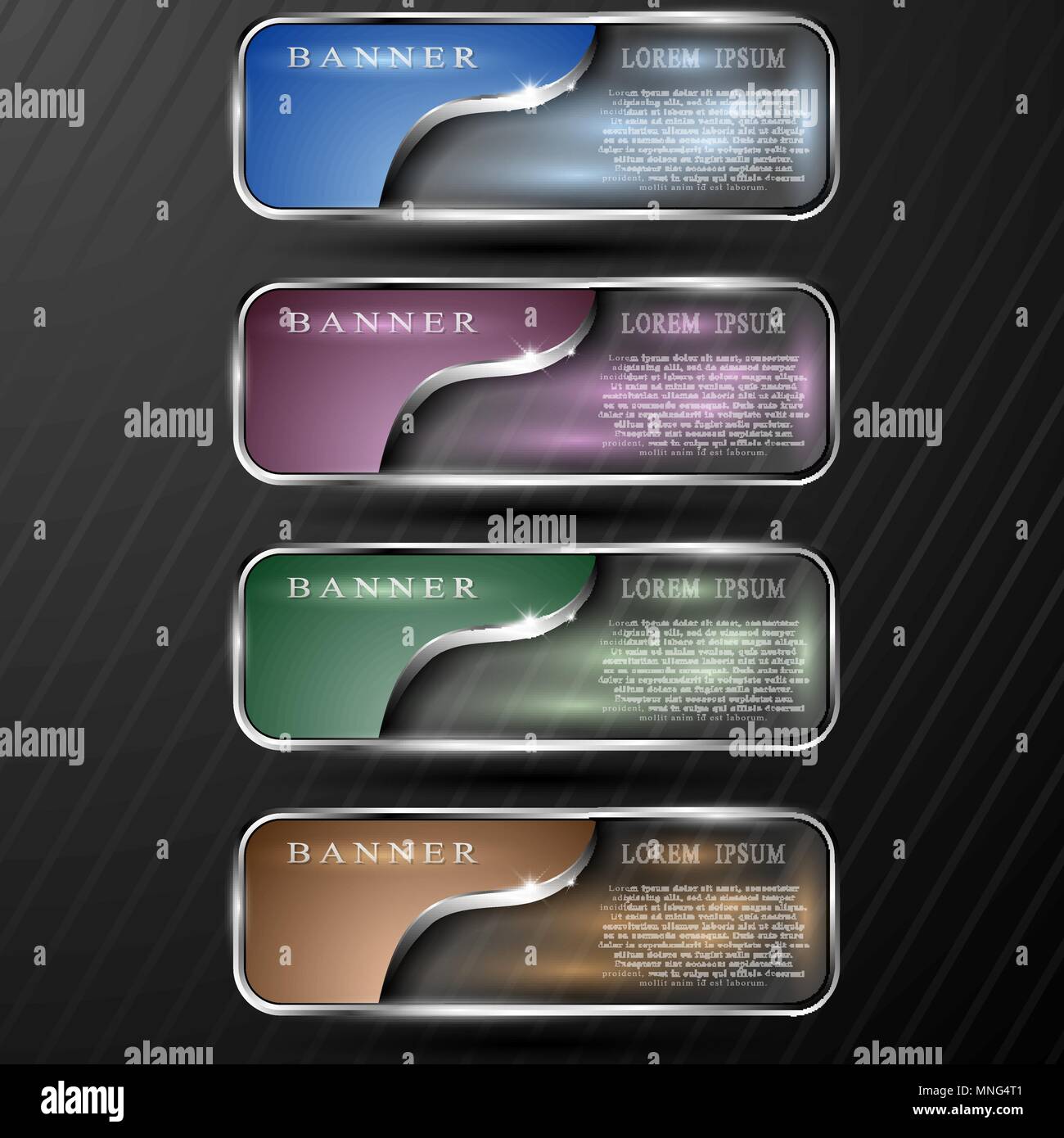 Black banners hi-res stock photography and images - Alamy