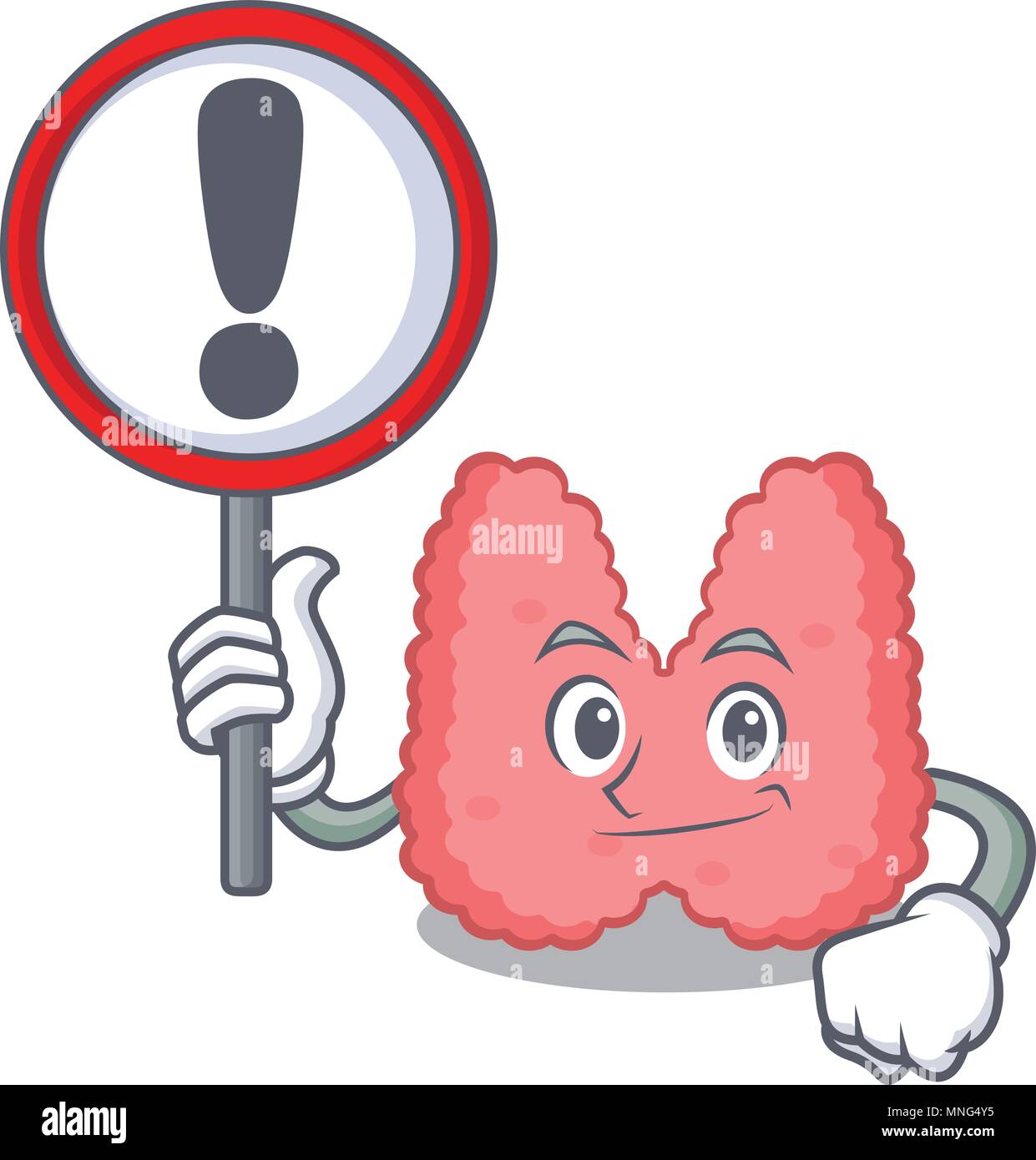 Thyroid cartoon hi-res stock photography and images - Alamy