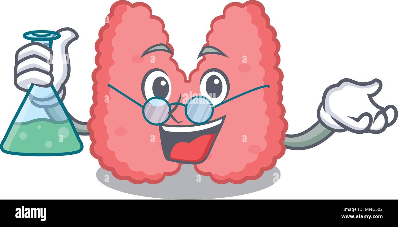 Professor thyroid character cartoon style Stock Vector Image & Art - Alamy