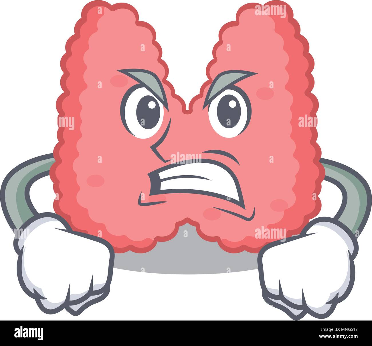 Thyroid cartoon hi-res stock photography and images - Alamy