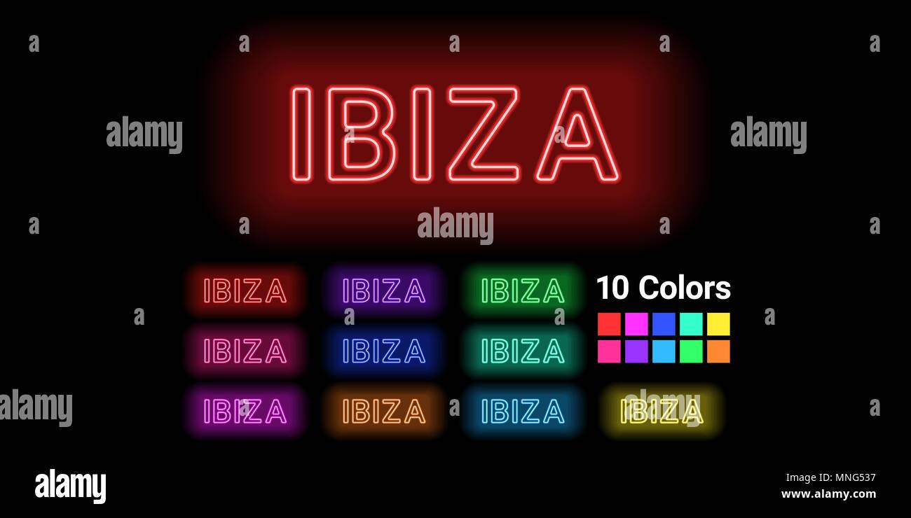 Ibiza spain club Stock Vector Images - Alamy
