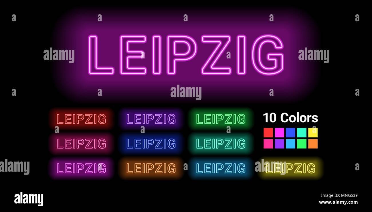 City name leipzig Stock Vector Images - Alamy