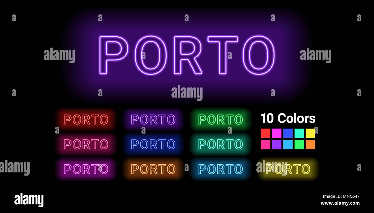 Illuminated porto Stock Vector Images - Alamy