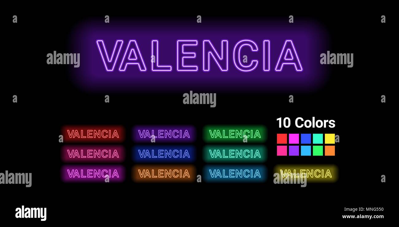 Valencia Stock Vector Images - Alamy