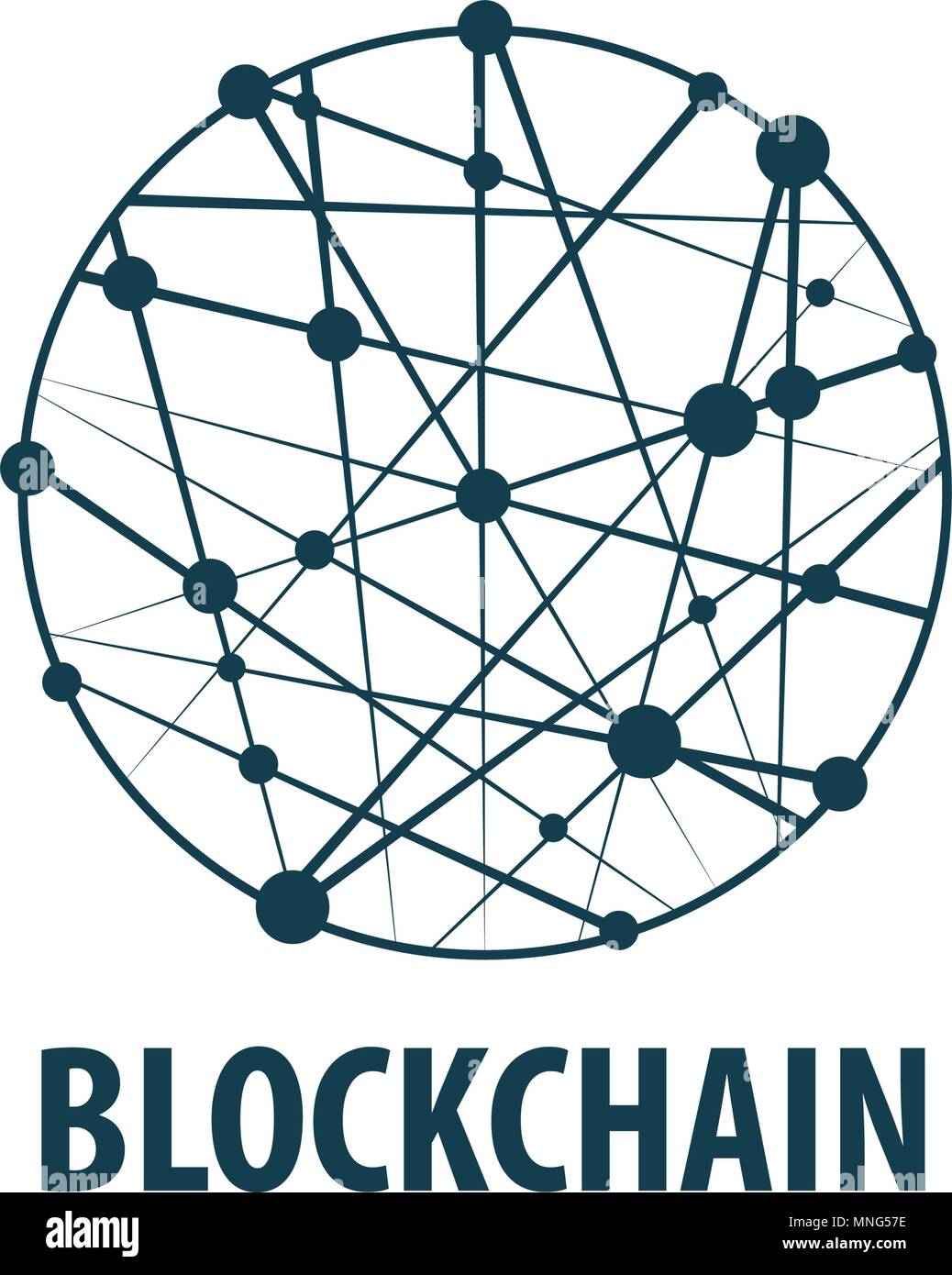 Vector logo blockchain Stock Vector Image & Art - Alamy