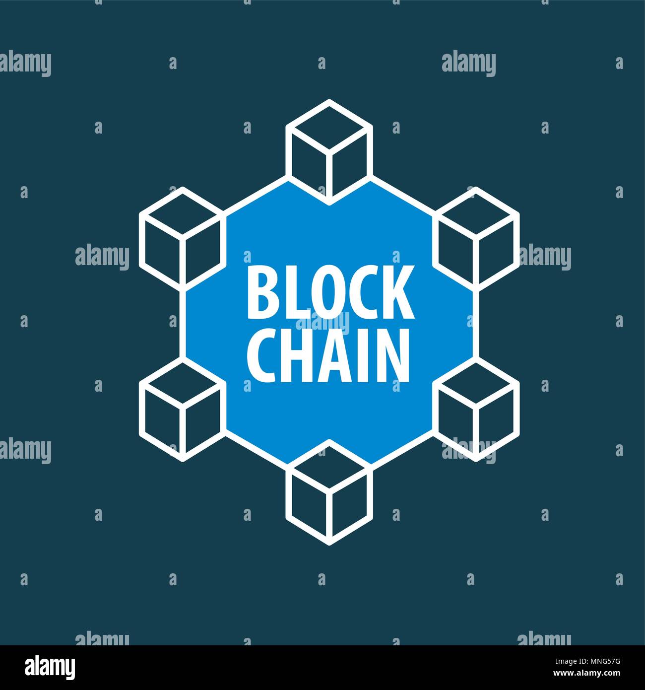 Vector logo blockchain Stock Vector Image & Art - Alamy