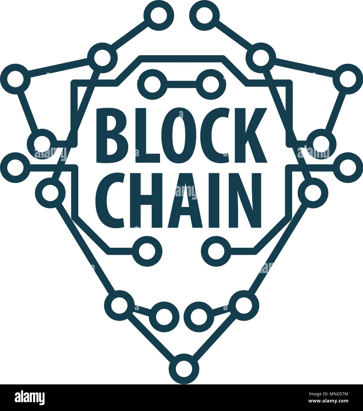 Vector logo blockchain Stock Vector Image & Art - Alamy