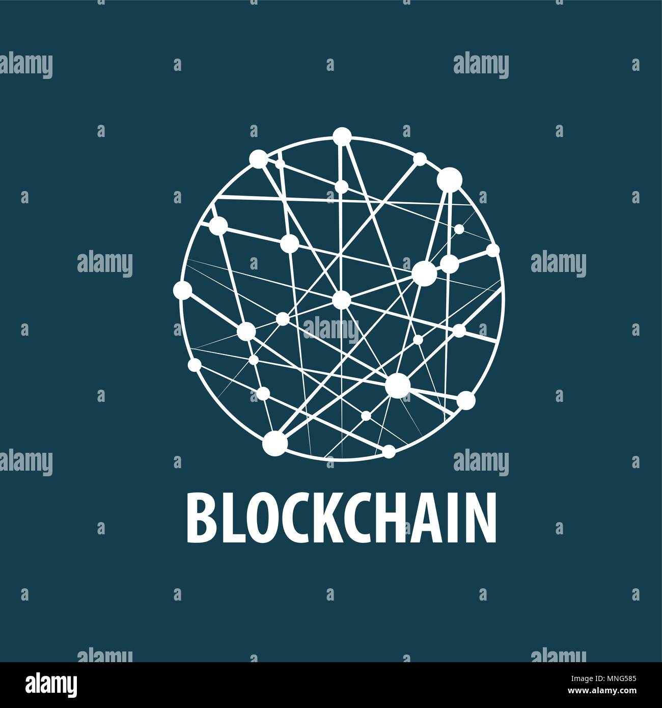 Vector logo blockchain Stock Vector Image & Art - Alamy