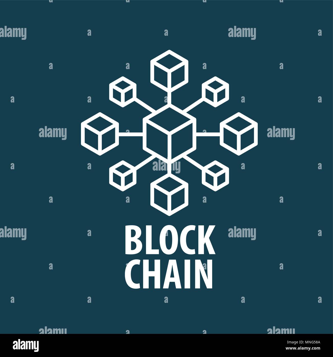 Vector logo blockchain Stock Vector Image & Art - Alamy