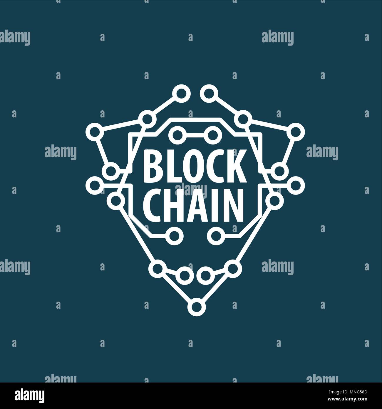 Vector logo blockchain Stock Vector Image & Art - Alamy