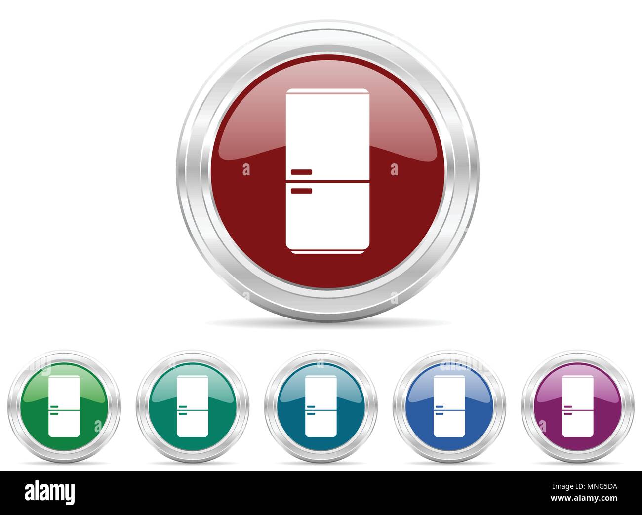 Silver appliance Stock Vector Images - Alamy