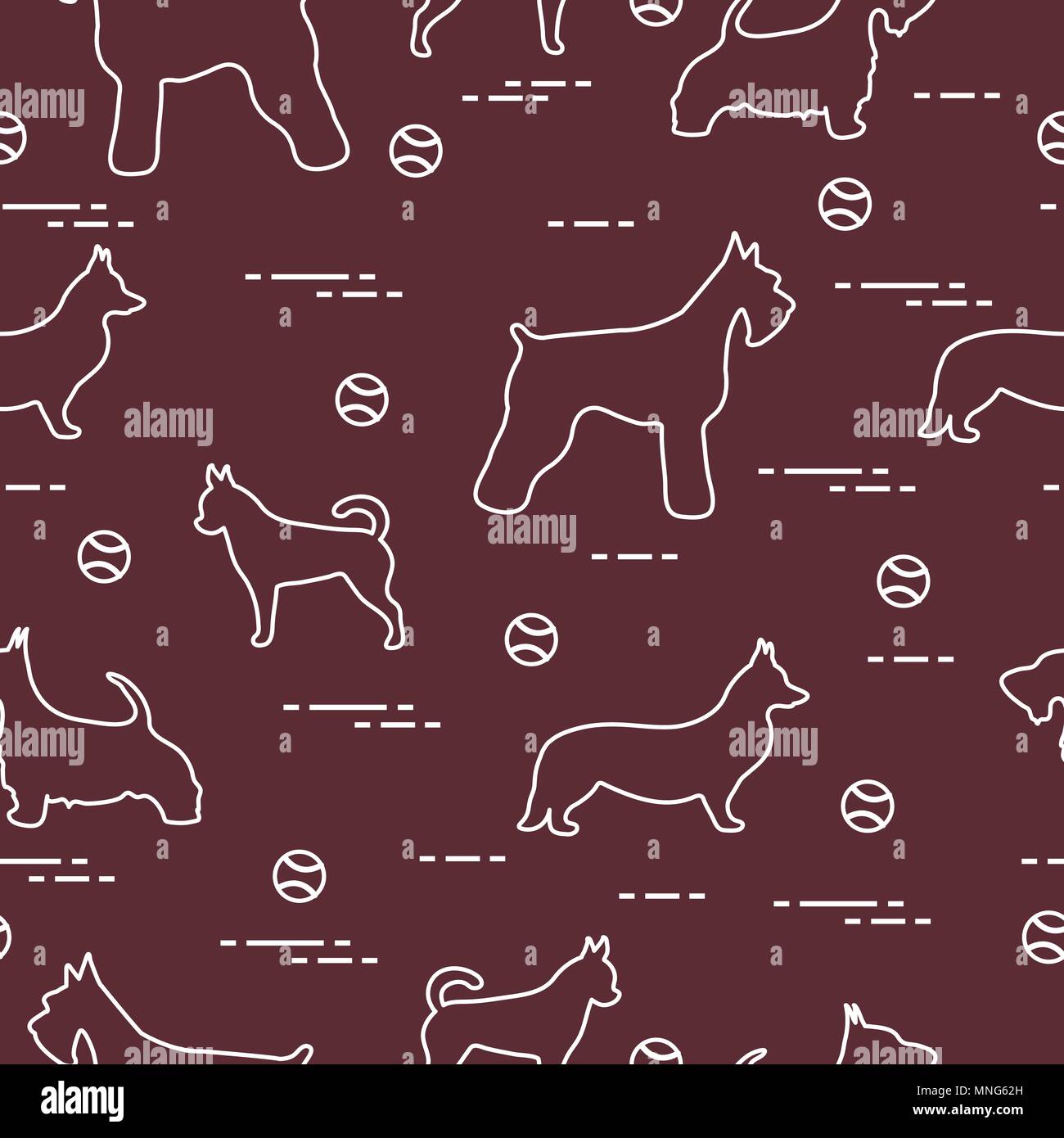 Tennis ball for dogs Stock Vector Images - Alamy