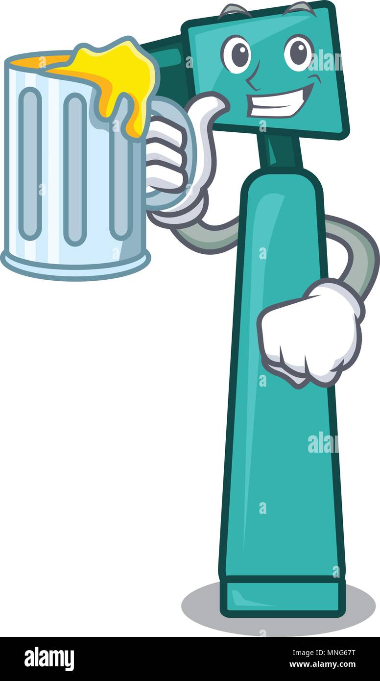 With juice otoscope mascot cartoon style Stock Vector Image & Art - Alamy