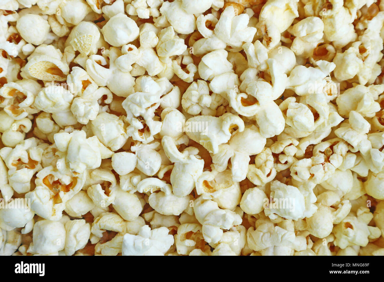 Close Up Photo Of Delicious Salted Popcorn Stock Photo - Alamy