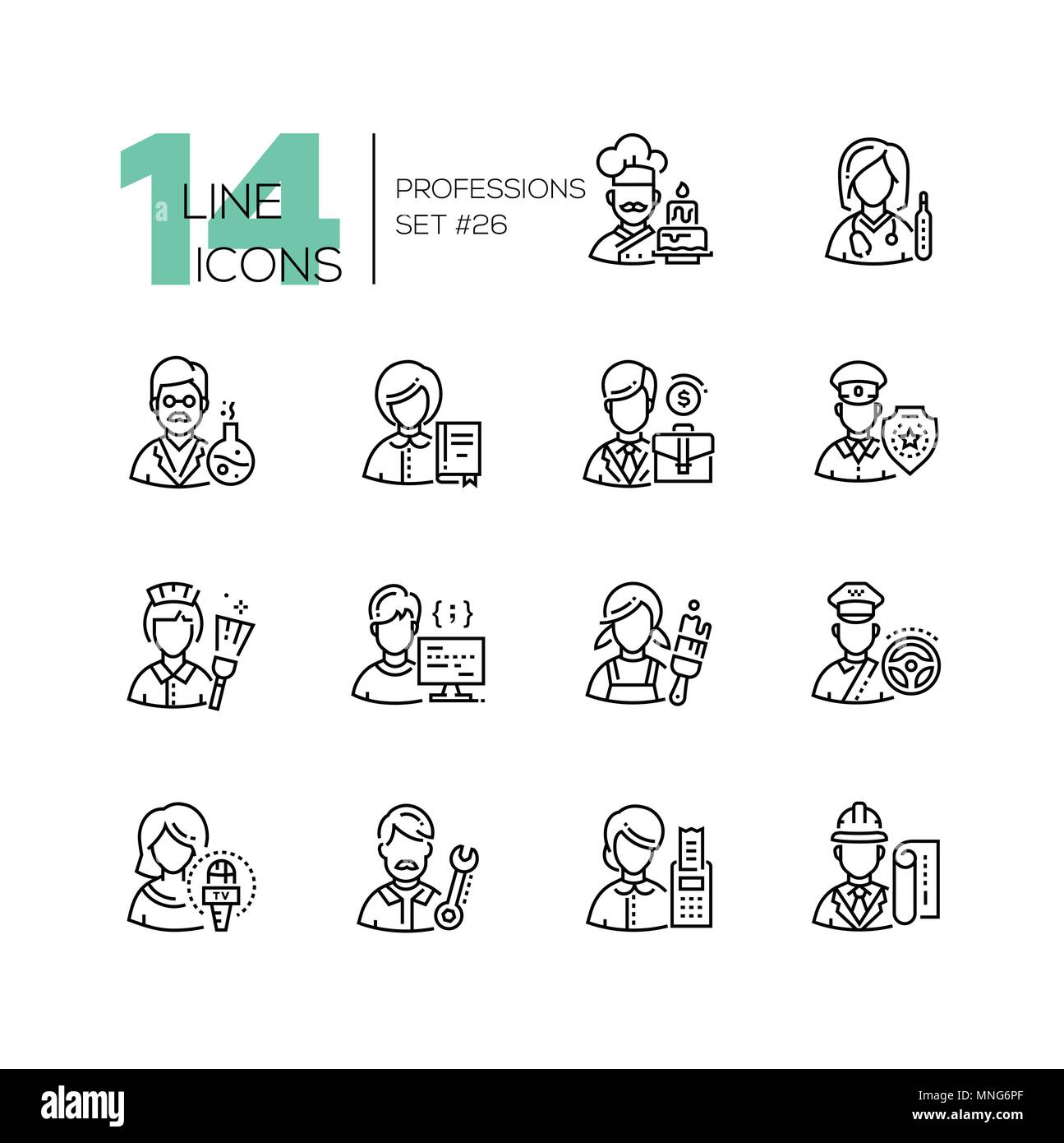 Painter different professions professions hi-res stock photography and ...