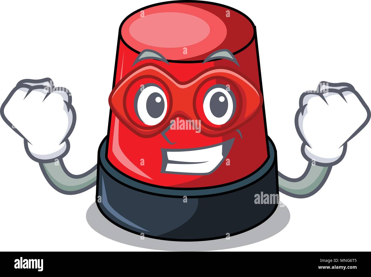 Super hero sirine character cartoon style vector illustration Stock ...