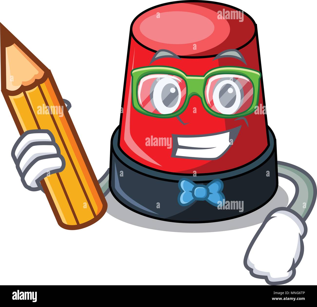 Student sirine character cartoon style vector illustration Stock Vector ...