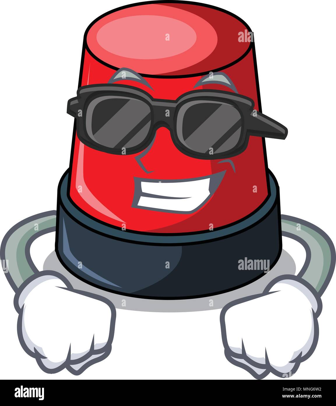 Super cool sirine character cartoon style vector illustration Stock ...