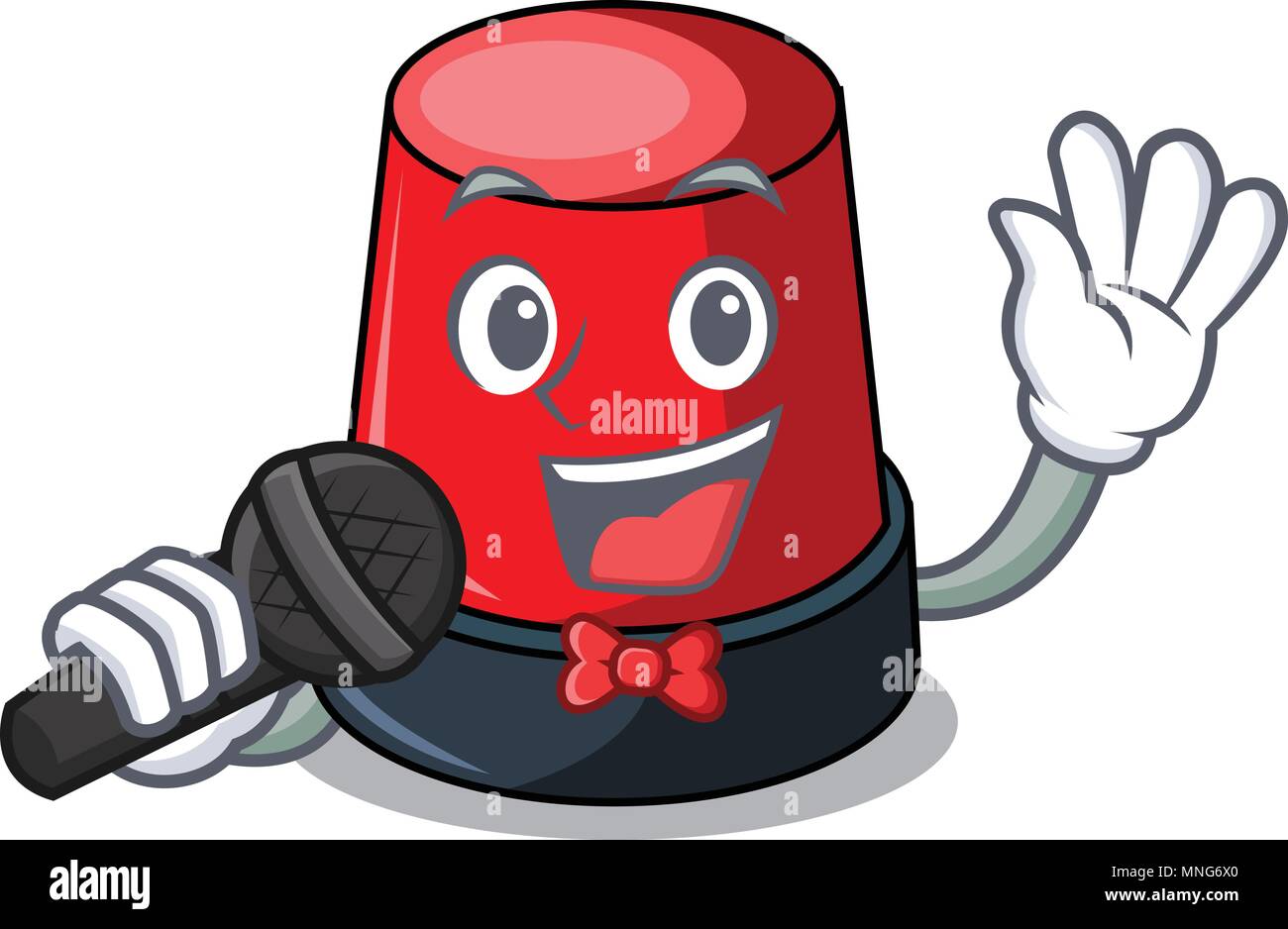 Singing sirine mascot cartoon style vector illustration Stock Vector ...