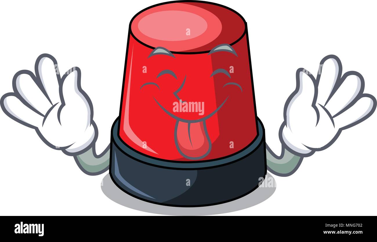 Tongue out sirine mascot cartoon style vector illustration Stock Vector ...