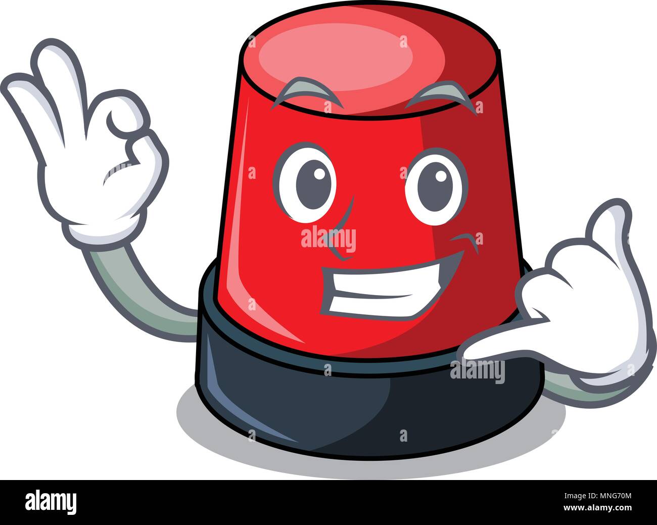 Call me sirine mascot cartoon style vector illustration Stock Vector ...