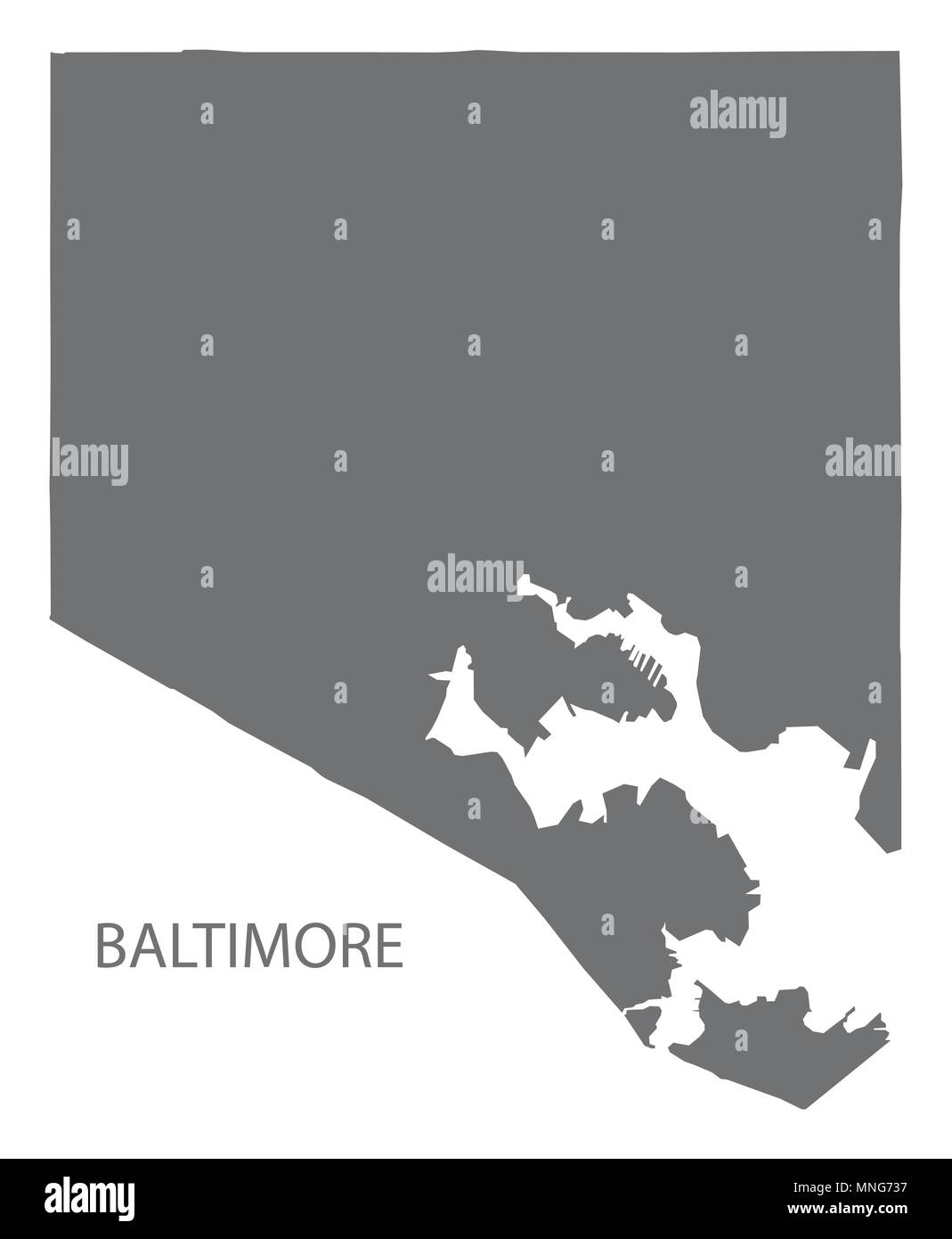 Baltimore city neighborhood Stock Vector Images - Alamy