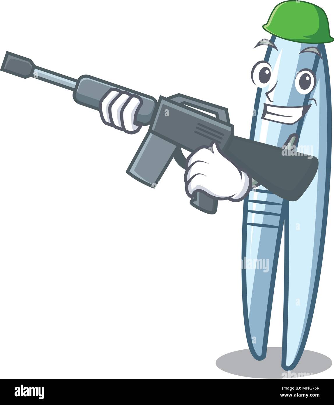 Army tweezers character cartoon style Stock Vector Image & Art - Alamy