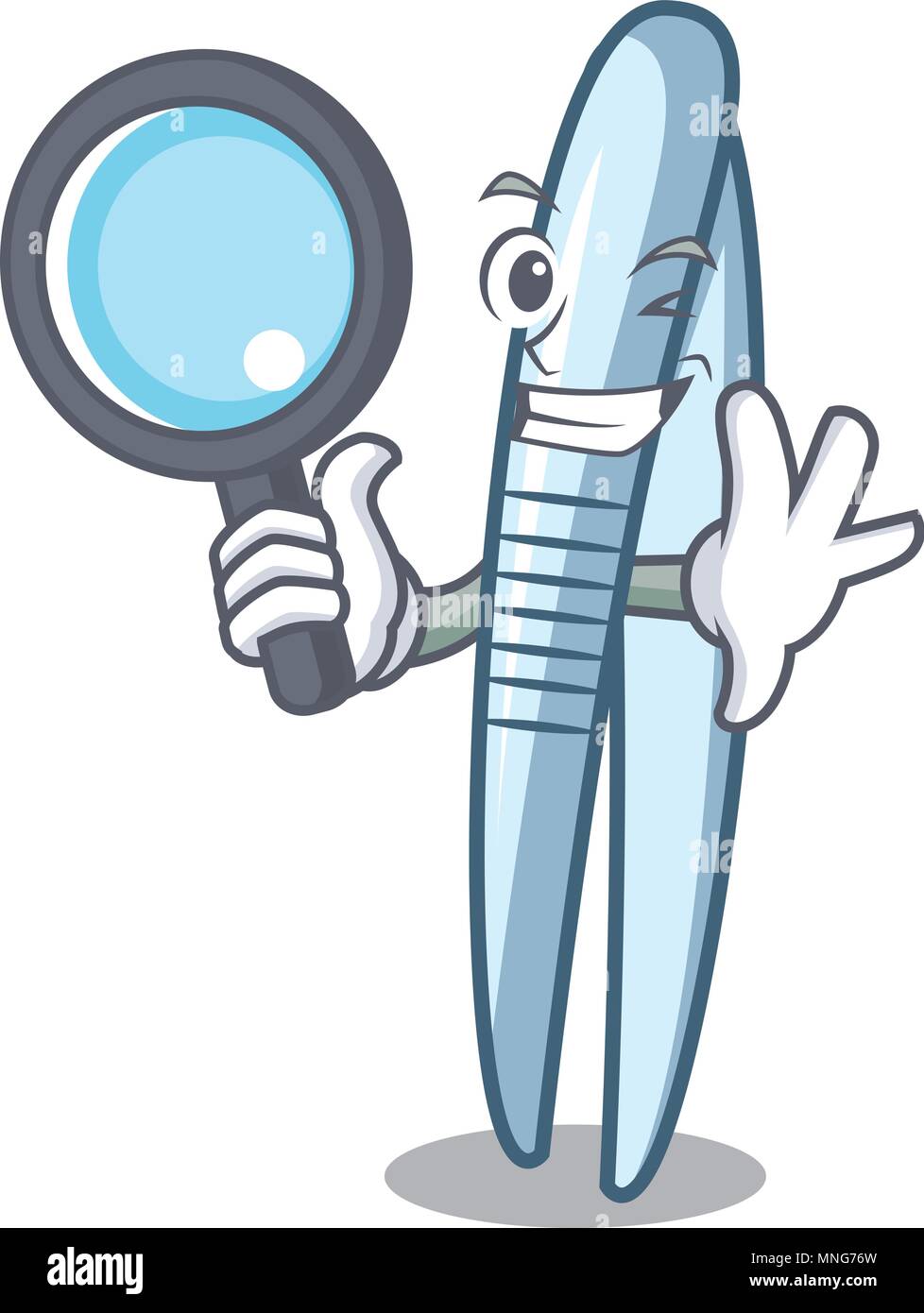 Detective tweezers character cartoon style Stock Vector Image & Art - Alamy