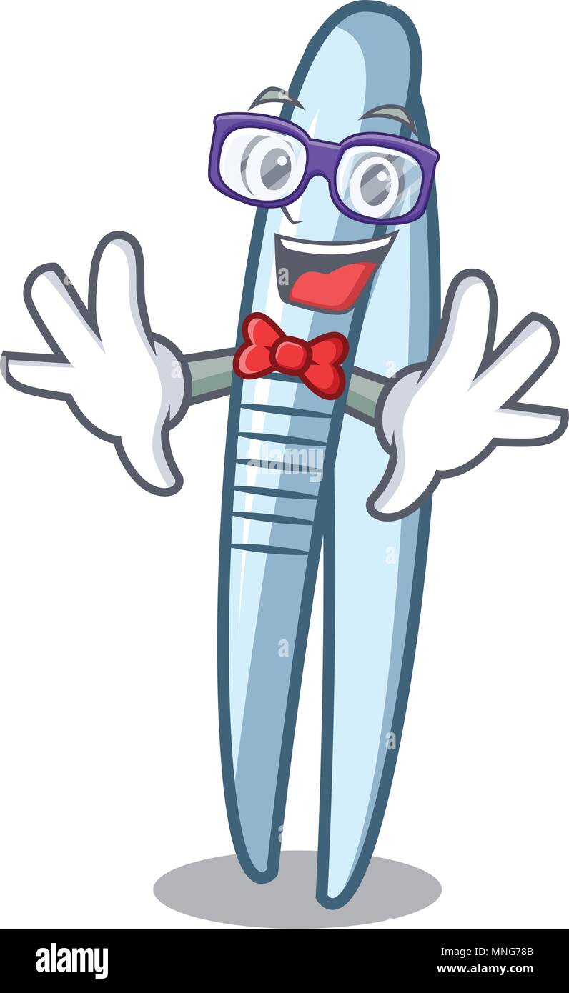 Geek tweezers character cartoon style Stock Vector Image & Art - Alamy