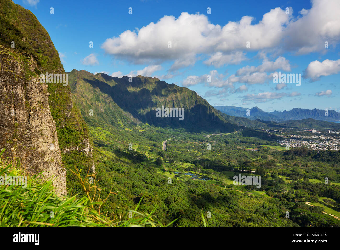 Beautiful landscapes in Oahu island, Hawaii Stock Photo - Alamy