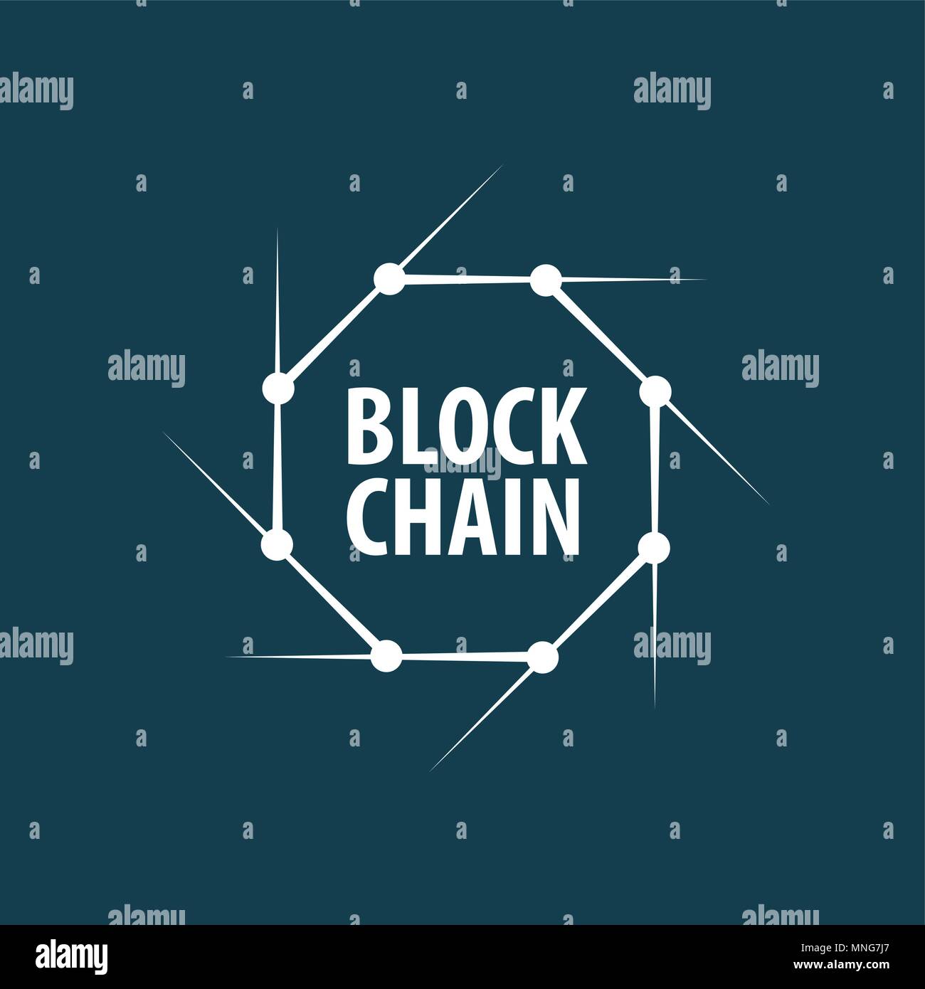 Vector logo blockchain Stock Vector Image & Art - Alamy