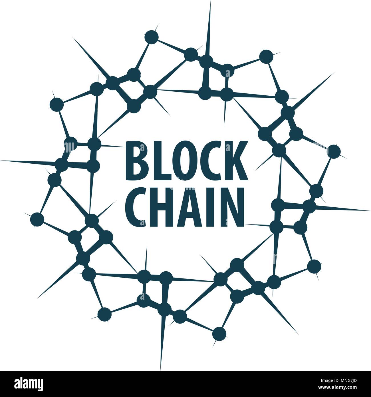 Vector logo blockchain Stock Vector Image & Art - Alamy