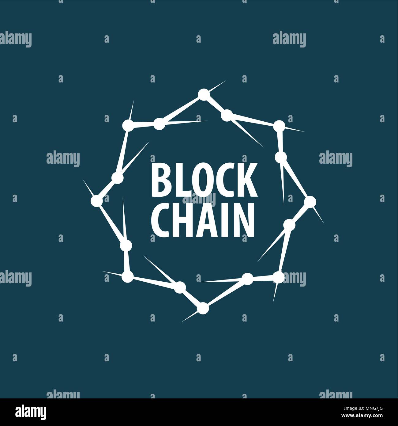 Vector logo blockchain Stock Vector Image & Art - Alamy