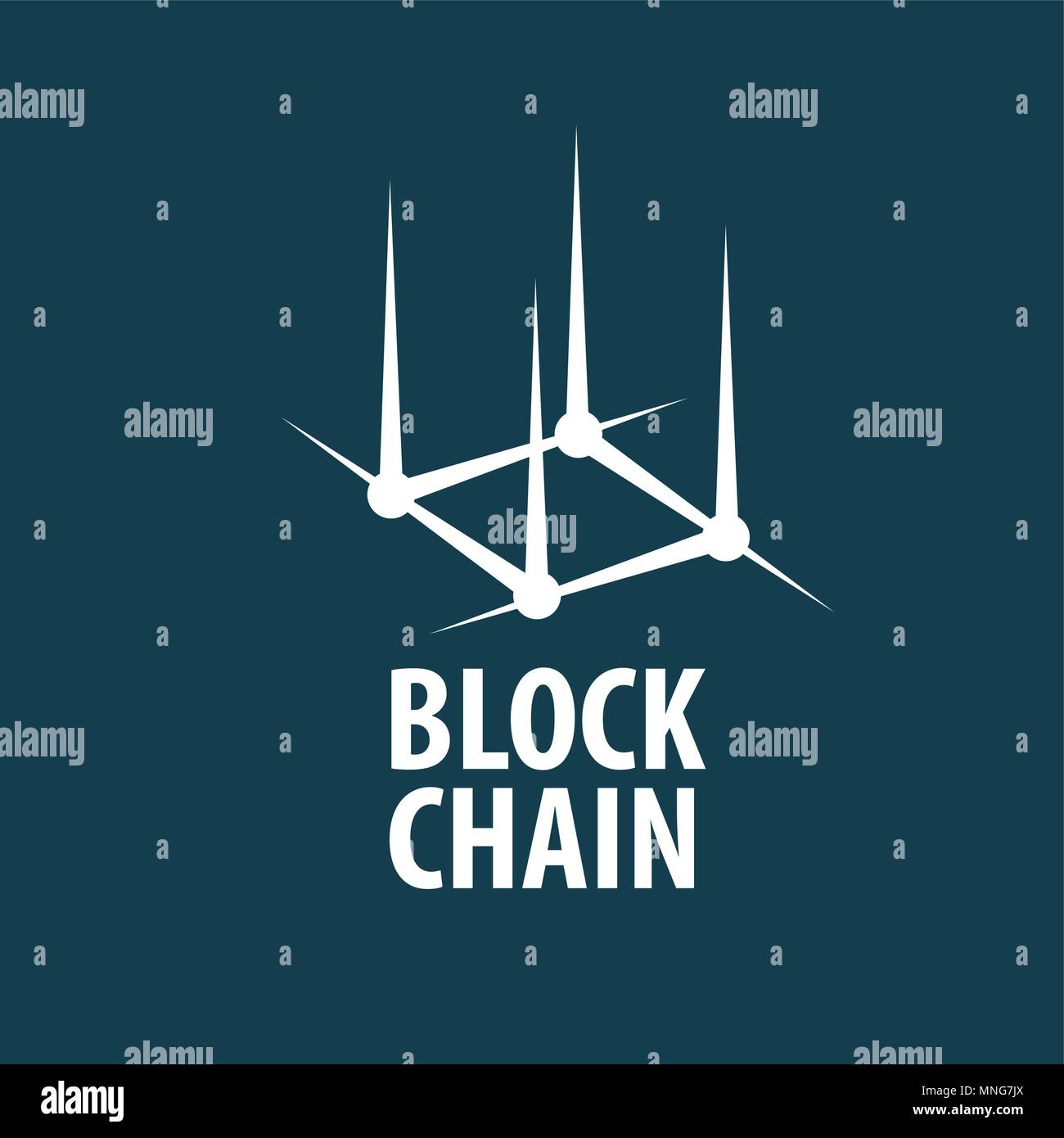 Vector logo blockchain Stock Vector Image & Art - Alamy