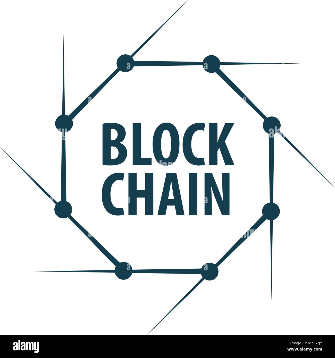 Vector logo blockchain Stock Vector Image & Art - Alamy