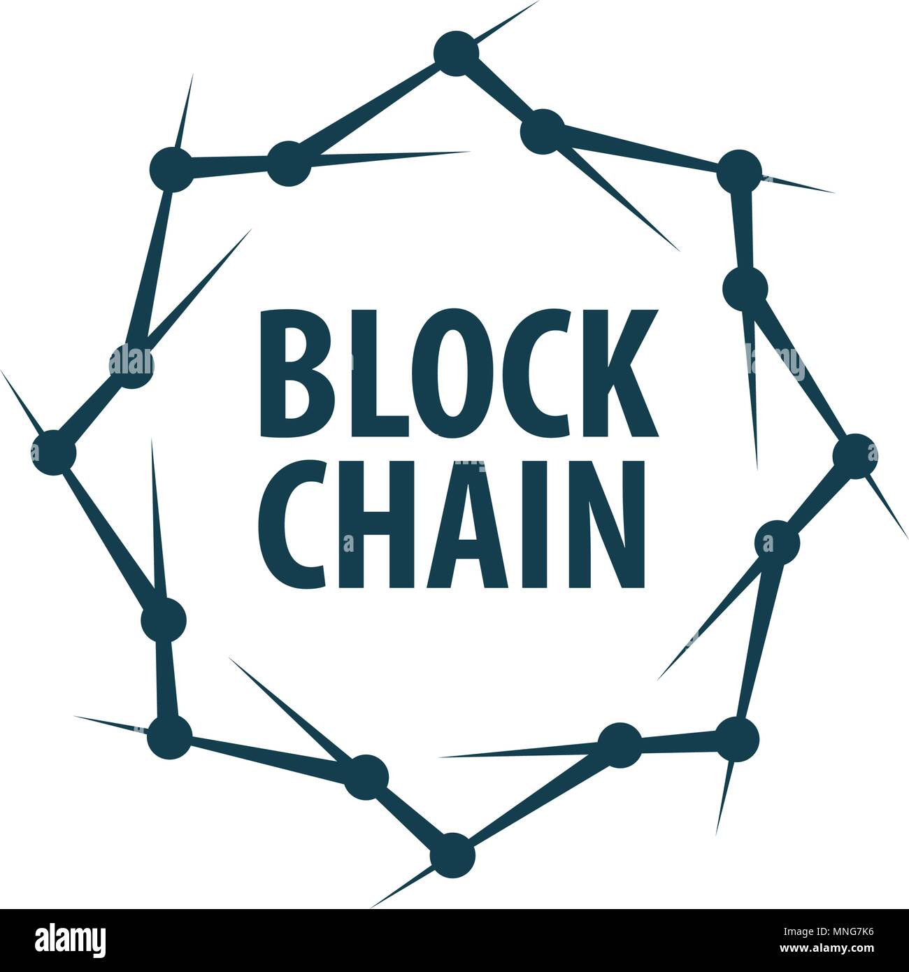 Vector logo blockchain Stock Vector Image & Art - Alamy