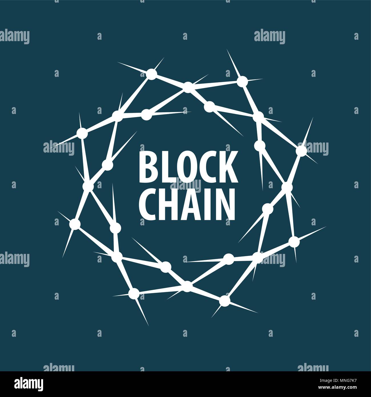 Vector logo blockchain Stock Vector Image & Art - Alamy