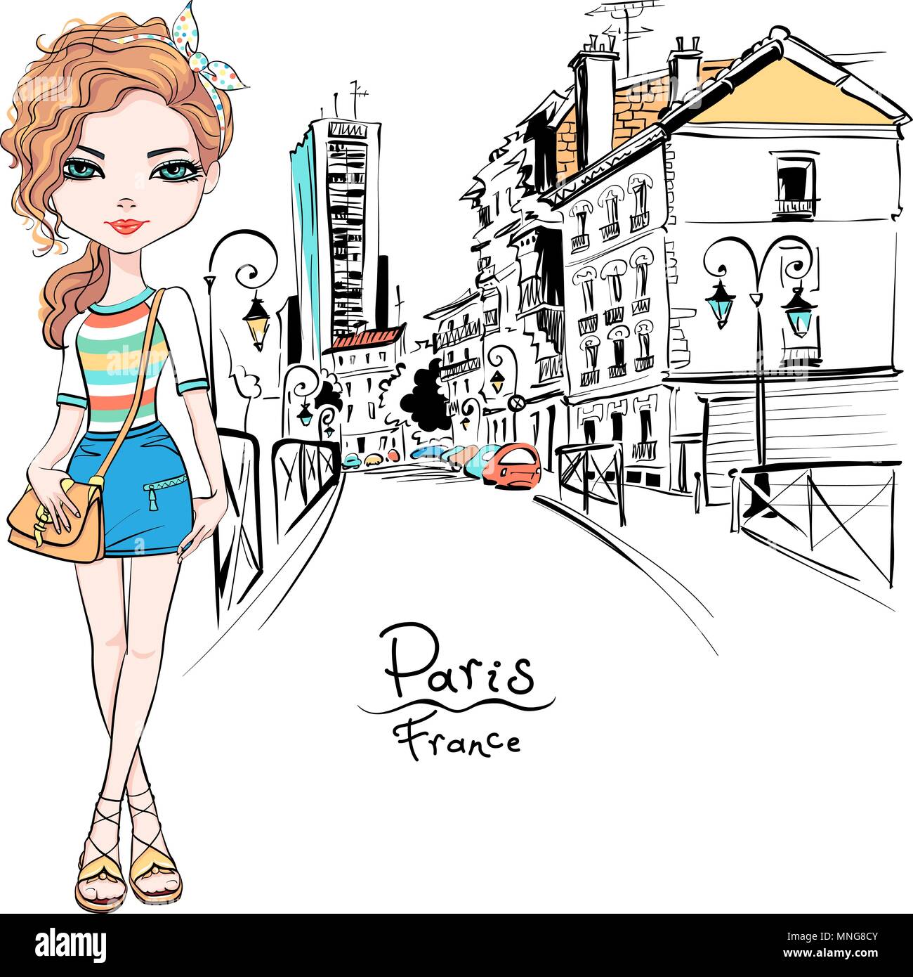 Paris Drawing Fashion