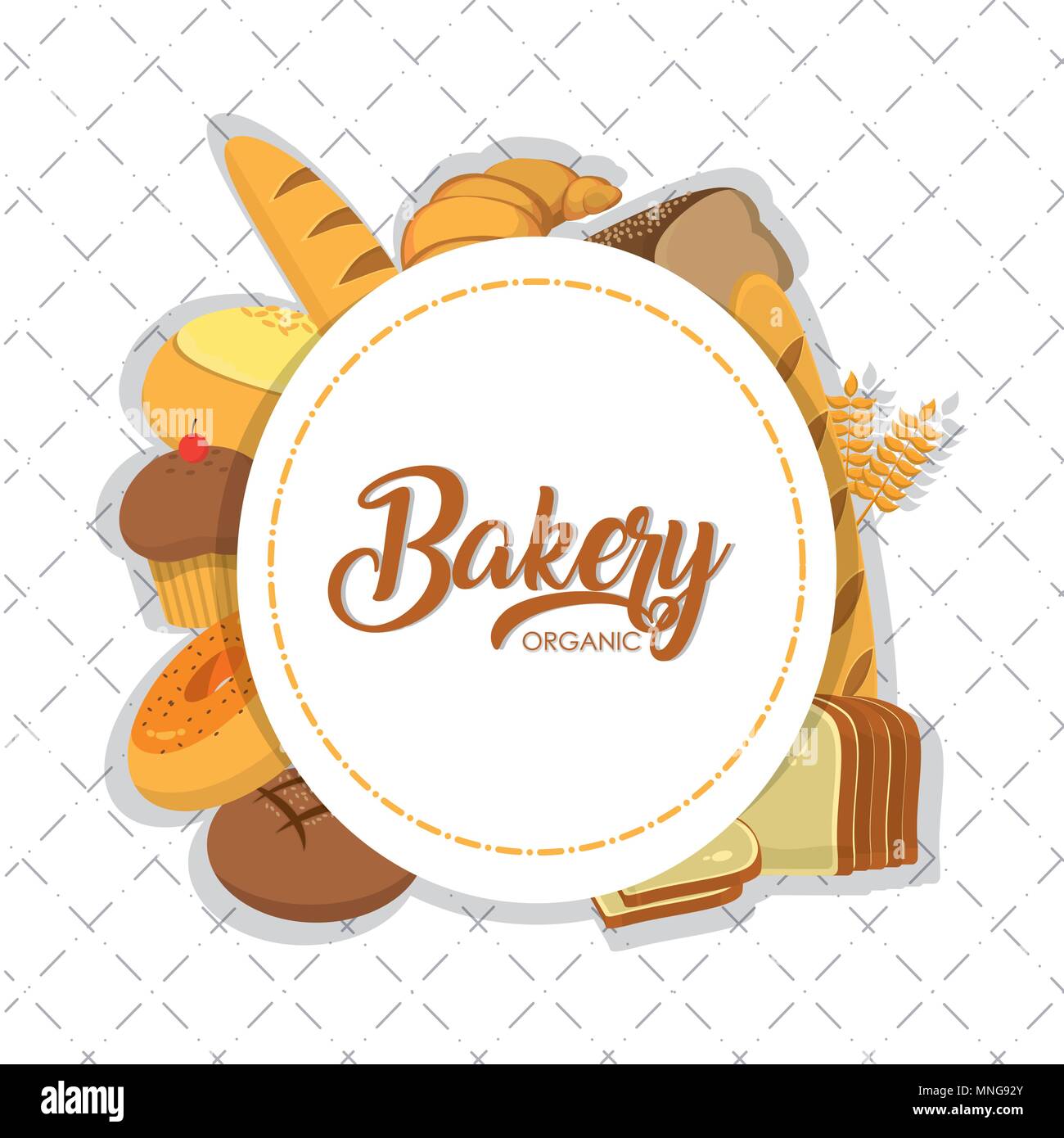Bakery food concept Stock Vector Image & Art - Alamy