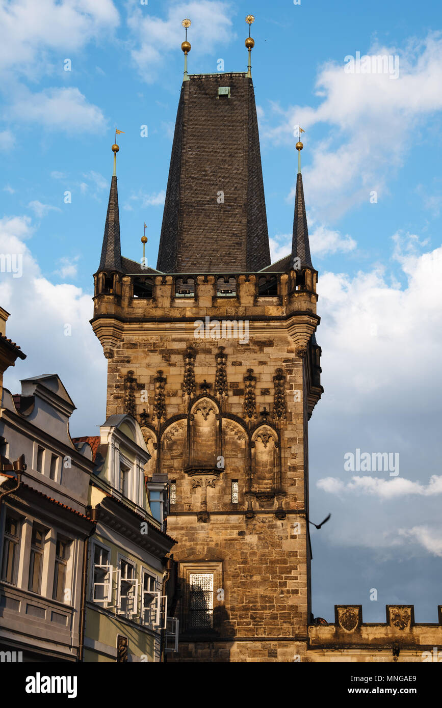 Lesser town bridge tower hi-res stock photography and images - Alamy