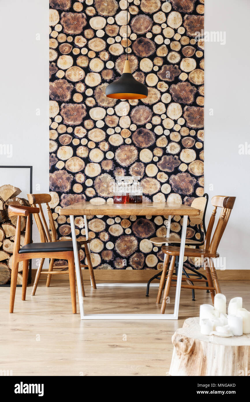 Log wallpaper hi-res stock photography and images - Alamy