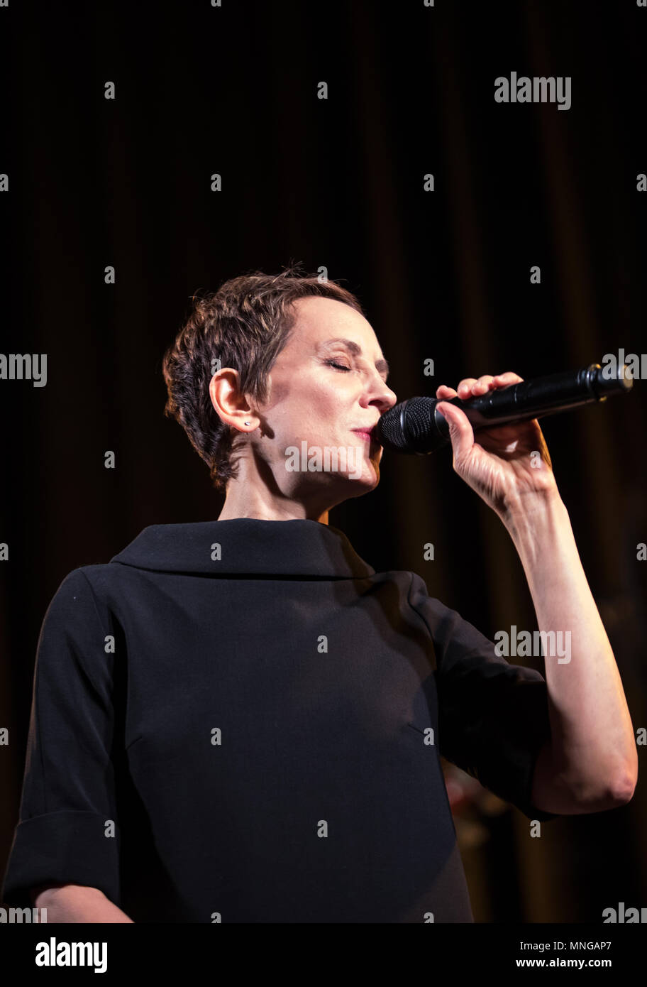 Cracow, Poland - April 26, 2018: The performance of the American jazz ...