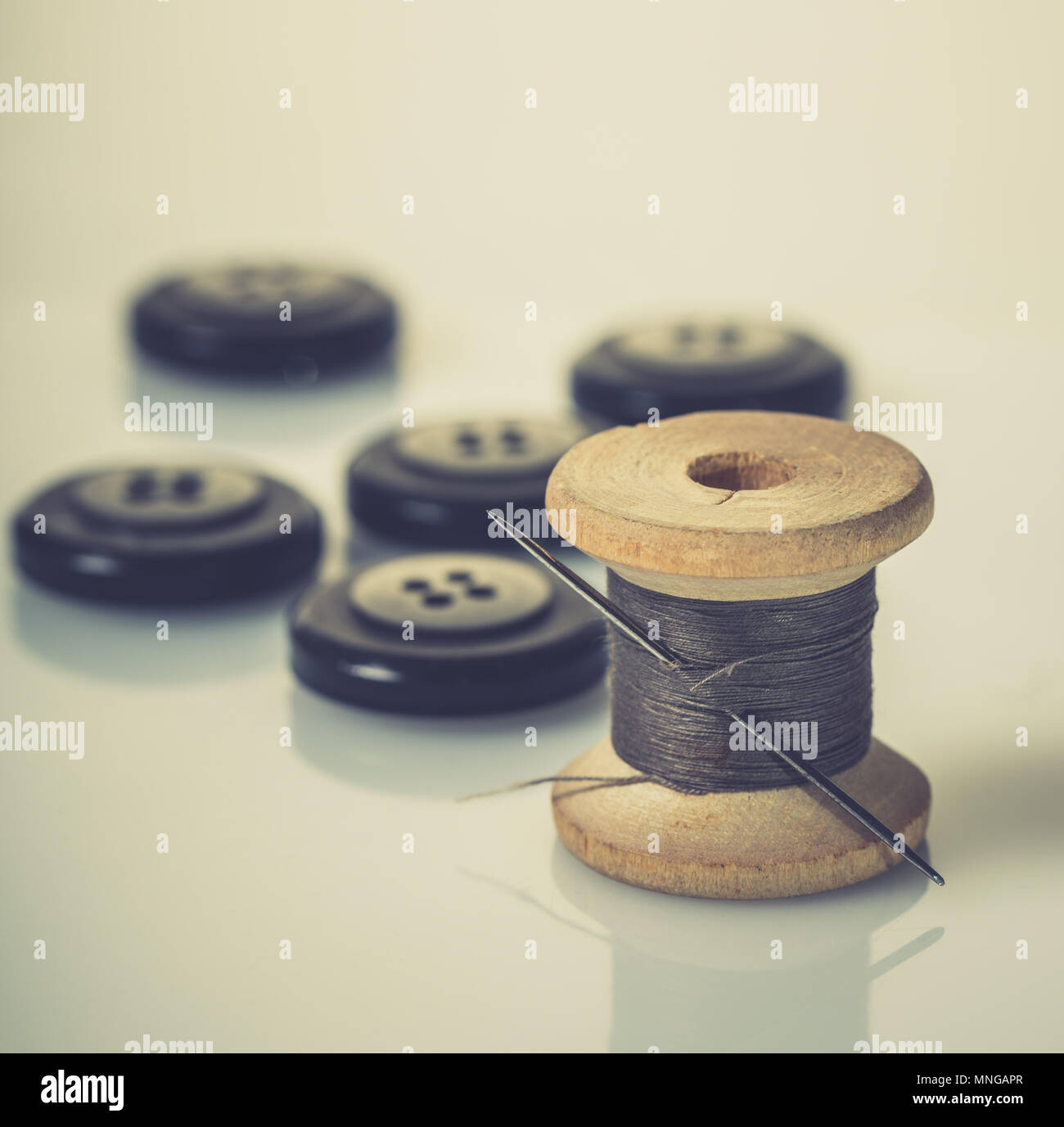 Bobbin button hi-res stock photography and images - Alamy