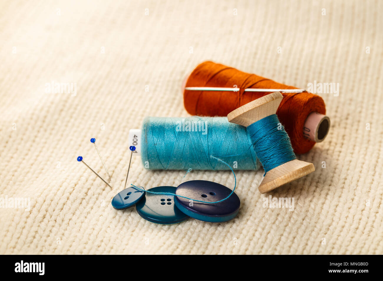 Colorful button handmade sewing hi-res stock photography and images - Alamy